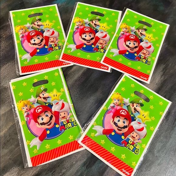 Party Supplies | 2 Pcs Super Mario Bros Birthday Party Supplies Favors ...